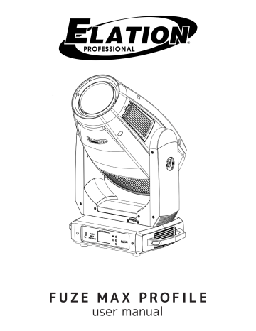 Elation FUZE MAX Profile User Manual | Manualzz