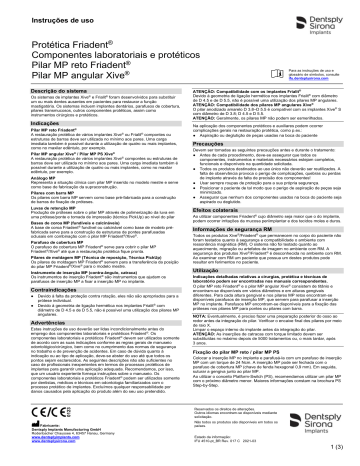 Dentsply Sirona IMP-BR-IFU-Friadent-Laboratory-and-Prosthetic ...
