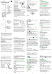 Doro 6820 - Quick start Guide, Owner's manual, User Guide