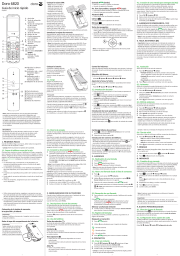Doro 6820 - Quick start Guide, Owner's manual, User Guide