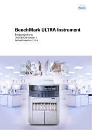 Roche BenchMark ULTRA - Operator's manual, Reference guide