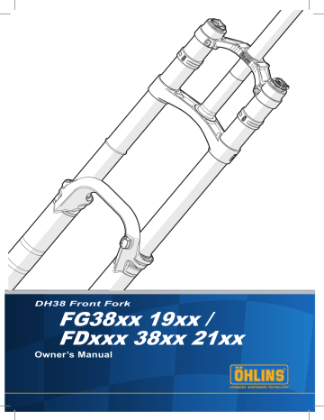 Ohlins DH38 m.1 & Race Fork Owner's Manual | Manualzz