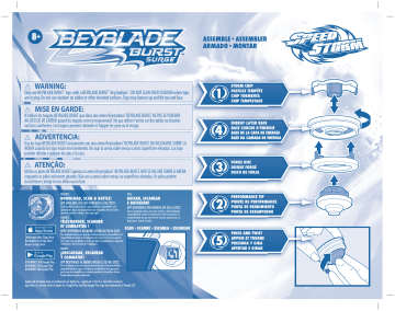 Beyblade Burst Surge Speedstorm Curse Satomb S6 Spinning Top Starter ...