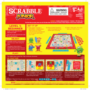 Scrabble Junior Game Instructions | Manualzz