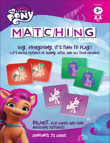 Hasbro Games My Little Pony Matching Game Instructions | Manualzz