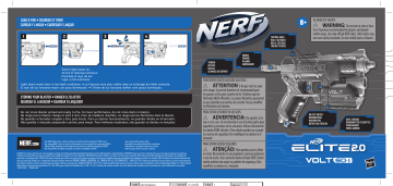 Nerf Elite 2.0 Volt SD-1 Blaster Mode d'emploi | Manualzz