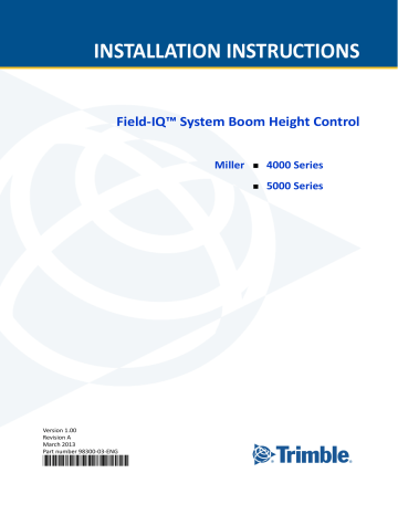 Trimble Field-IQ Boom Height Control User Guide | Manualzz