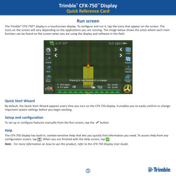 Trimble CFX-750 Display User Guide | Manualzz