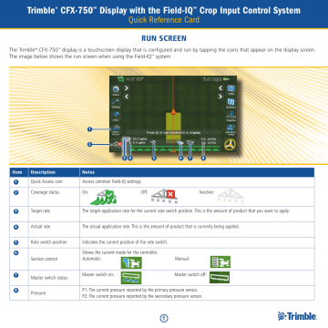 Trimble CFX-750 Display User Guide | Manualzz