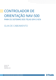 TRIMBLE XCN-1050 Display - User Guide