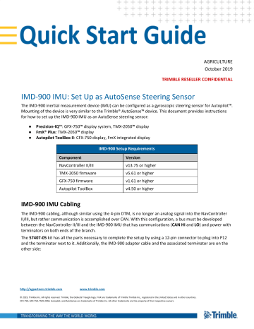 Trimble Autopilot System User Guide | Manualzz