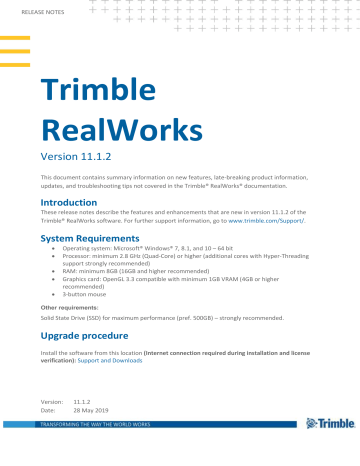 Trimble RealWorks User Guide | Manualzz