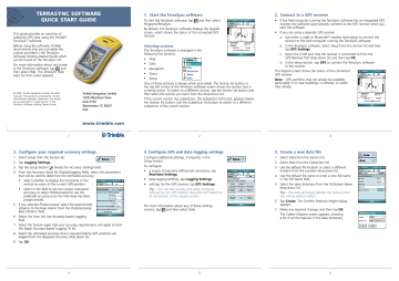 Trimble TerraSync User Guide | Manualzz