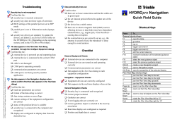 TRIMBLE HydroPro - User Guide | manualzz.com