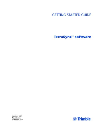 Trimble TerraSync User Guide | Manualzz