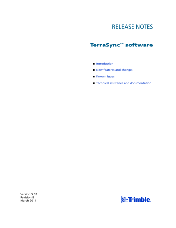 Trimble TerraSync User Guide | Manualzz