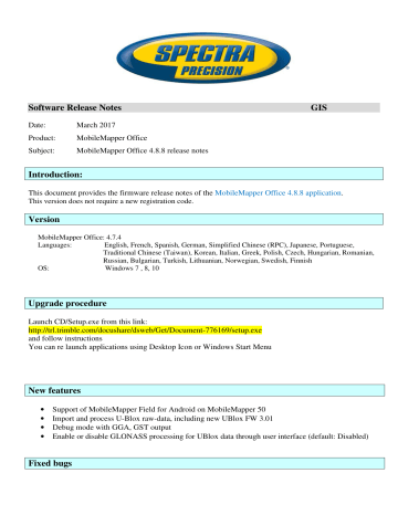 Trimble MobileMapper Office User Guide | Manualzz