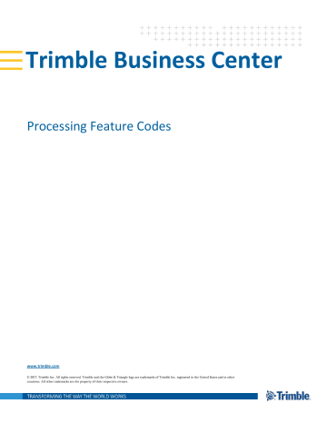 Trimble Business Center User Guide | Manualzz