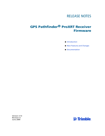 Trimble Pro Series,GPS Pathfinder Pro Series User Guide | Manualzz