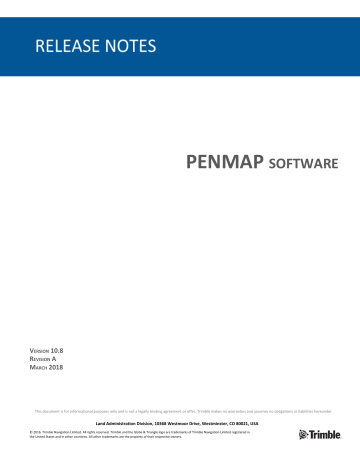 Trimble PenMap User Guide | Manualzz