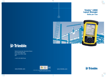 TRIMBLE LM80 Guida utente | Manualzz