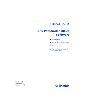 Trimble GPS Pathfinder Office User Guide | Manualzz