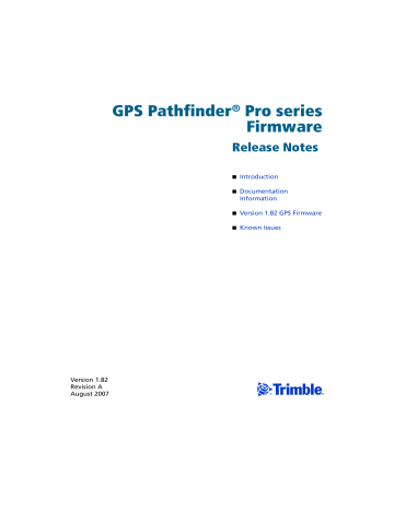 Trimble Pro Series User Guide | Manualzz
