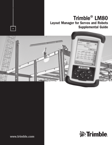 Trimble LM80 User Guide | Manualzz