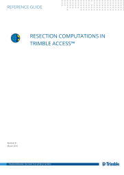 TRIMBLE Access Software - User Guide