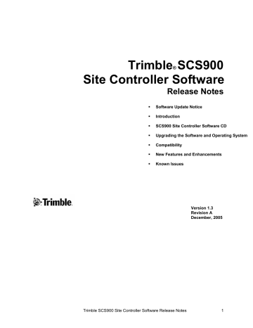 Trimble SCS900 User Guide | Manualzz