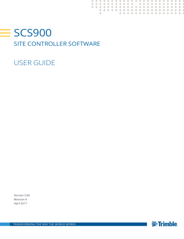 Trimble SCS900 User Guide | Manualzz