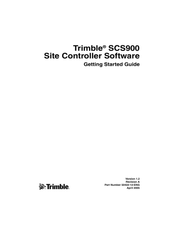 Trimble SCS900 User Guide | Manualzz