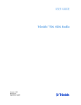 Trimble TDL 450L/450H Radio User Guide | Manualzz