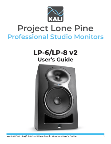 KALI LP-6 Professional Studio Monitors User Guide | Manualzz