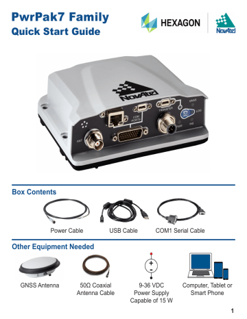 HEXAGON PwrPak7 Family GNSS Enclosure User Guide | Manualzz