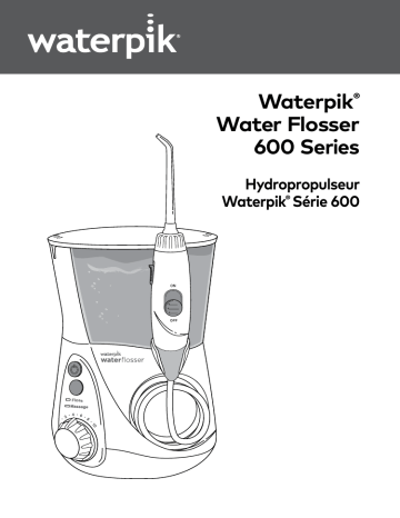 Waterpik 600 series Water Flosser Instruction manual | Manualzz