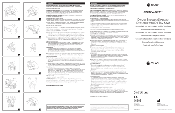 DJO DonJoy Shoulder Stabilizer Instruction manual | Manualzz