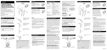 Waterpik Shower Head Instruction manual | Manualzz