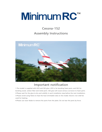 minimum RC Cessna-152 Airplane Installation Guide | Manualzz