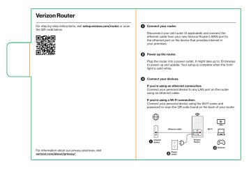 Verizon G3100 Home Router User Guide | Manualzz