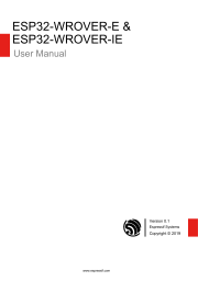 Espressif ESP32 - User manual, Documentation, Reference manual