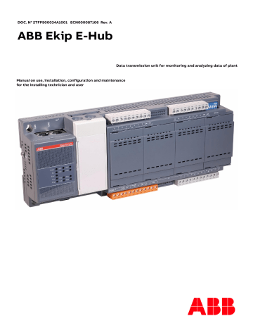 ABB Ekip E-Hub User Manual | Manualzz