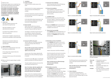 ABB Furse SPD - ESP Panel board Installation Guide | Manualzz