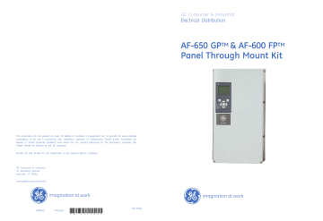ABB AF-650 GP & AF-600 FP Panel Through Mount Kit Instructions | Manualzz