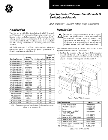 ABB ATVS Tranquell TVSS Instructions | Manualzz