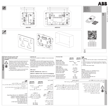 ABB British Standard socket outlet Instructions | Manualzz