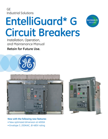 ABB DEH-41304 EntelliGuard G Circuit Breakers Instructions | Manualzz