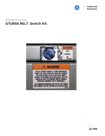 ABB DEH0032640 GTURSK RELT Switch Kit Instructions | Manualzz