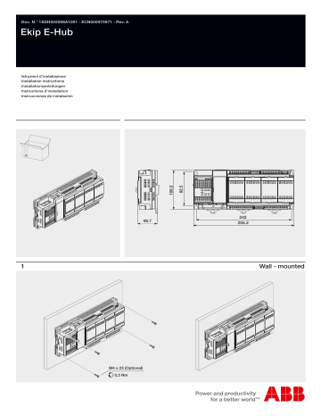 ABB Ekip E-Hub Installation instructions | Manualzz
