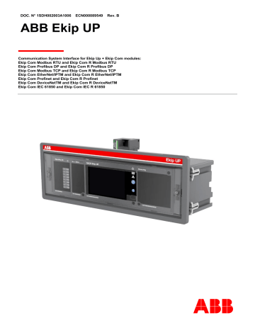 ABB Ekip UP Communication System Interface Instructions | Manualzz